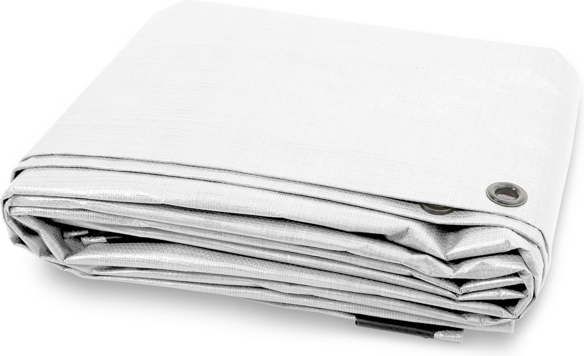 casa pura Dekzeil - Beschermhoes - 80 g/m² - Wit - 1,5 x 6 m | bol.com