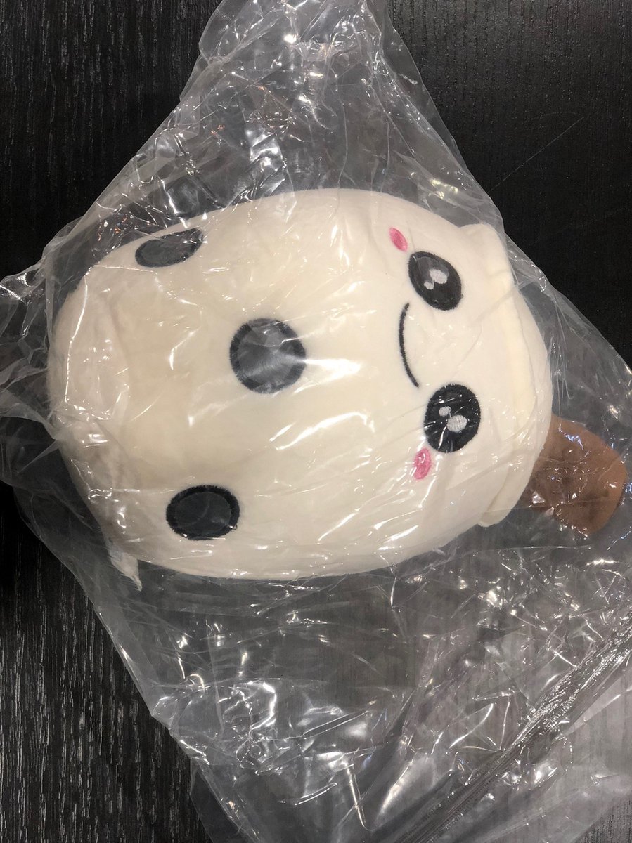 BOBA pluche WIT SMILE happy squeeze mellow 20cm small bubbeltea gadget ...