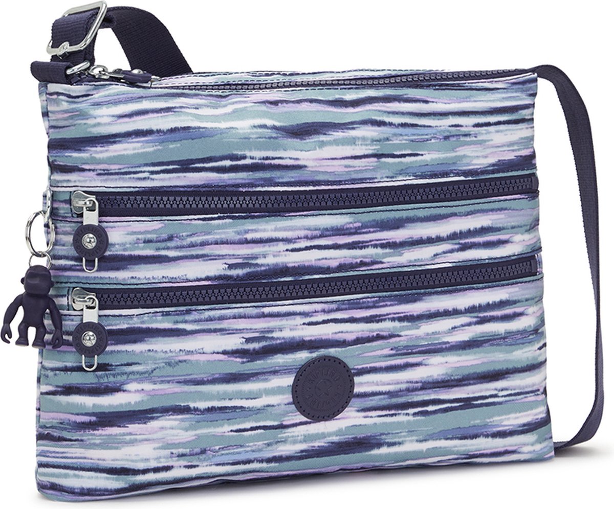 Kipling Alvar Schoudertas Brush Stripes | bol.com