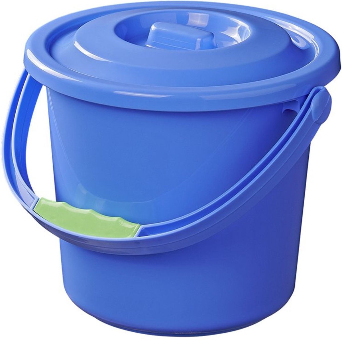 Pro Plus Emmer met Deksel - 5 liter - Blauw | bol.com