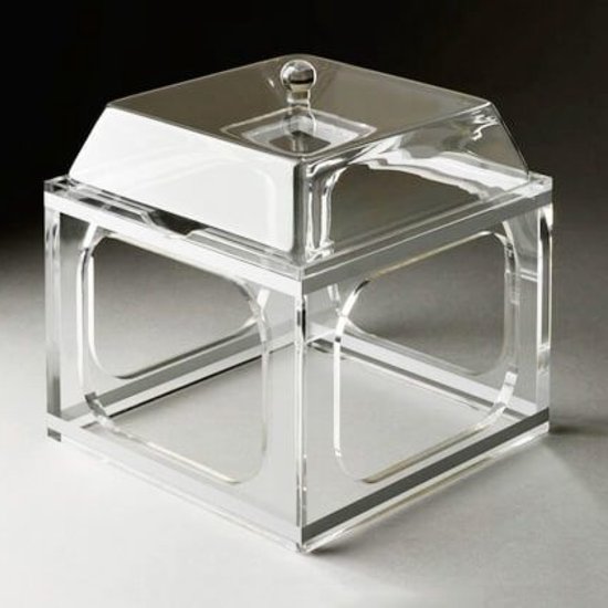 Rosseto ModPod Small Pod & Lid - 15,5 x 15,5 cm - Hoogte 21 cm - Clear ...