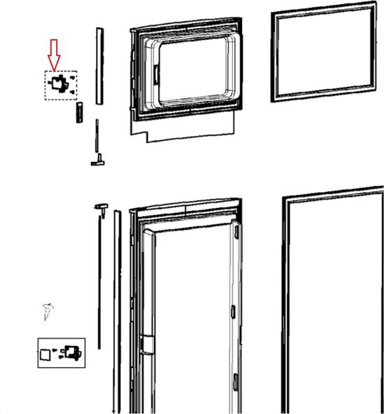 Dometic Koelkast onderdelen - sluiting RMD8505 | bol