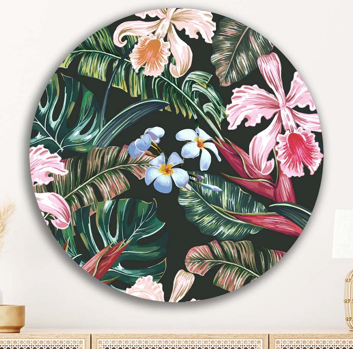 Plexiglas Schilderij 'Spring' van Oasis Art | Ø 120 CM | Gratis ...