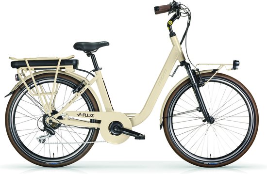 Elektrische Stadsfiets 26 inch - E-bike met 7 versnellingen - Framemaat ...