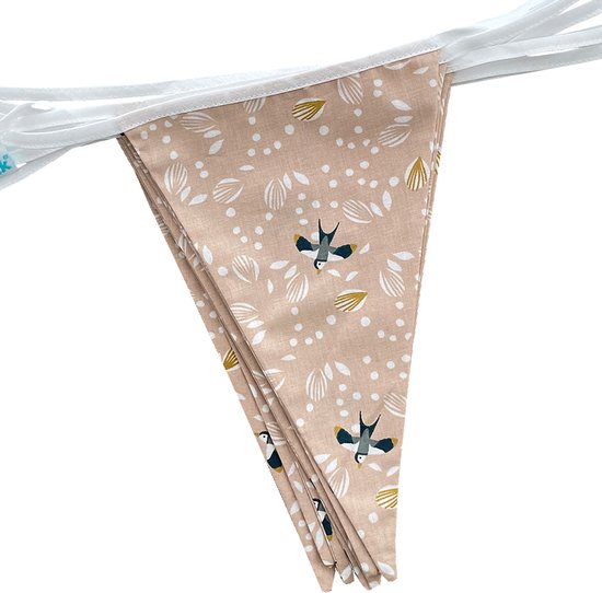 BINK Bedding Stoffen Slinger - Vlaggenlijn Mees model XXL (10 mtr, 21 ...