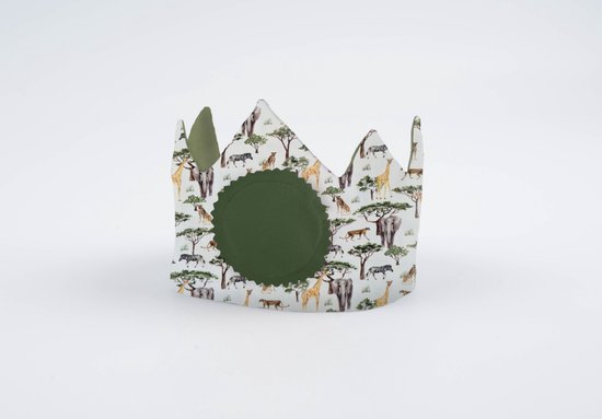 FraaiGaaf - Verjaardagskroontje - Jungle - Dieren - Safari - Groen ...