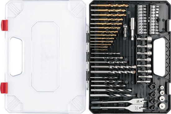 Parkside Boor en Bitset - Set: 63 delig - Kenmerk: in handige opbergbox - Uitgebreide... | bol
