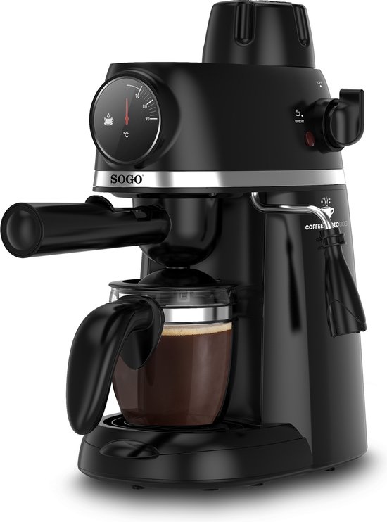 Sogo - SS-7645 - Pistonmachine Coffee Magic800 - Espresso maker - zwart ...