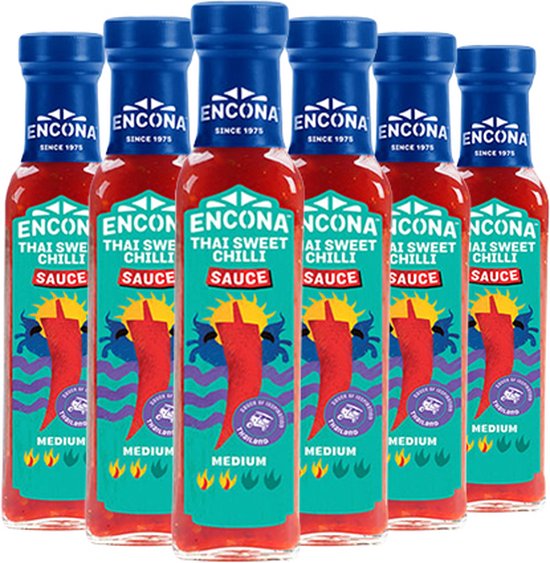 Encona - Thai Sweet Chili Saus - 6x 142ml | bol.com