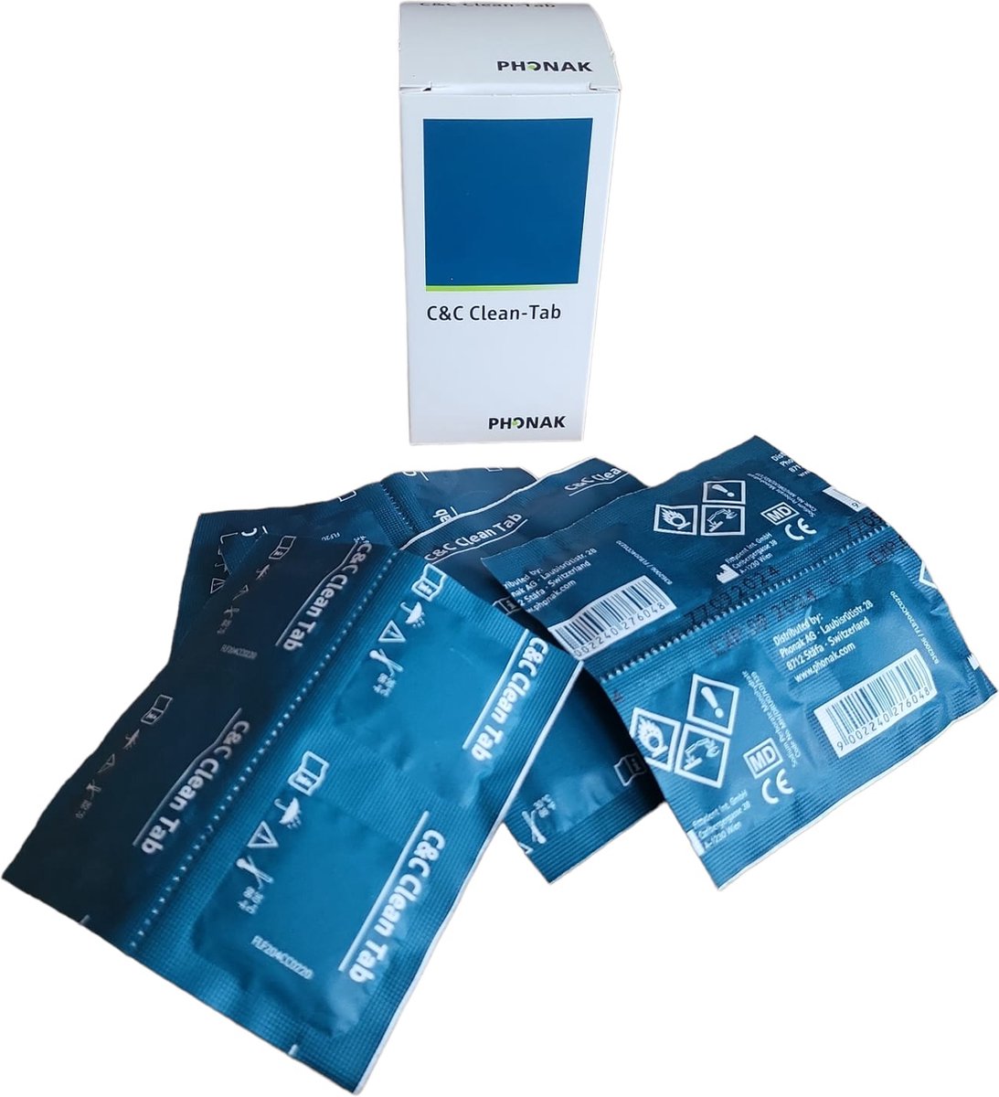 Phonak C&C Clean-tab - bruistabletten voor oorstukjes hoortoestellen ...