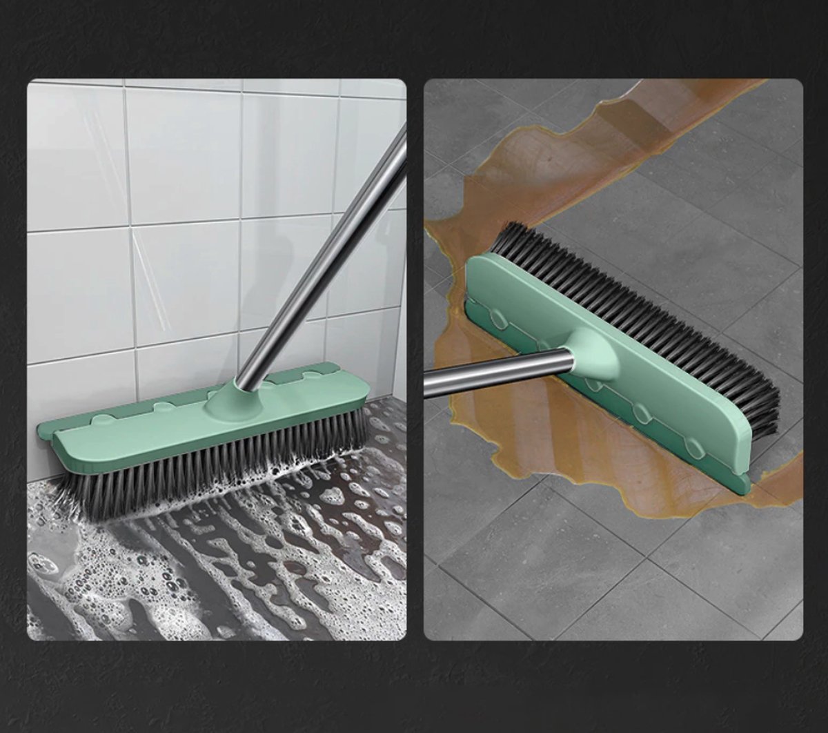 Toolzz 2 in 1 Vloerborstel & Ruitenwisser - Voor Binnen & Buiten ...