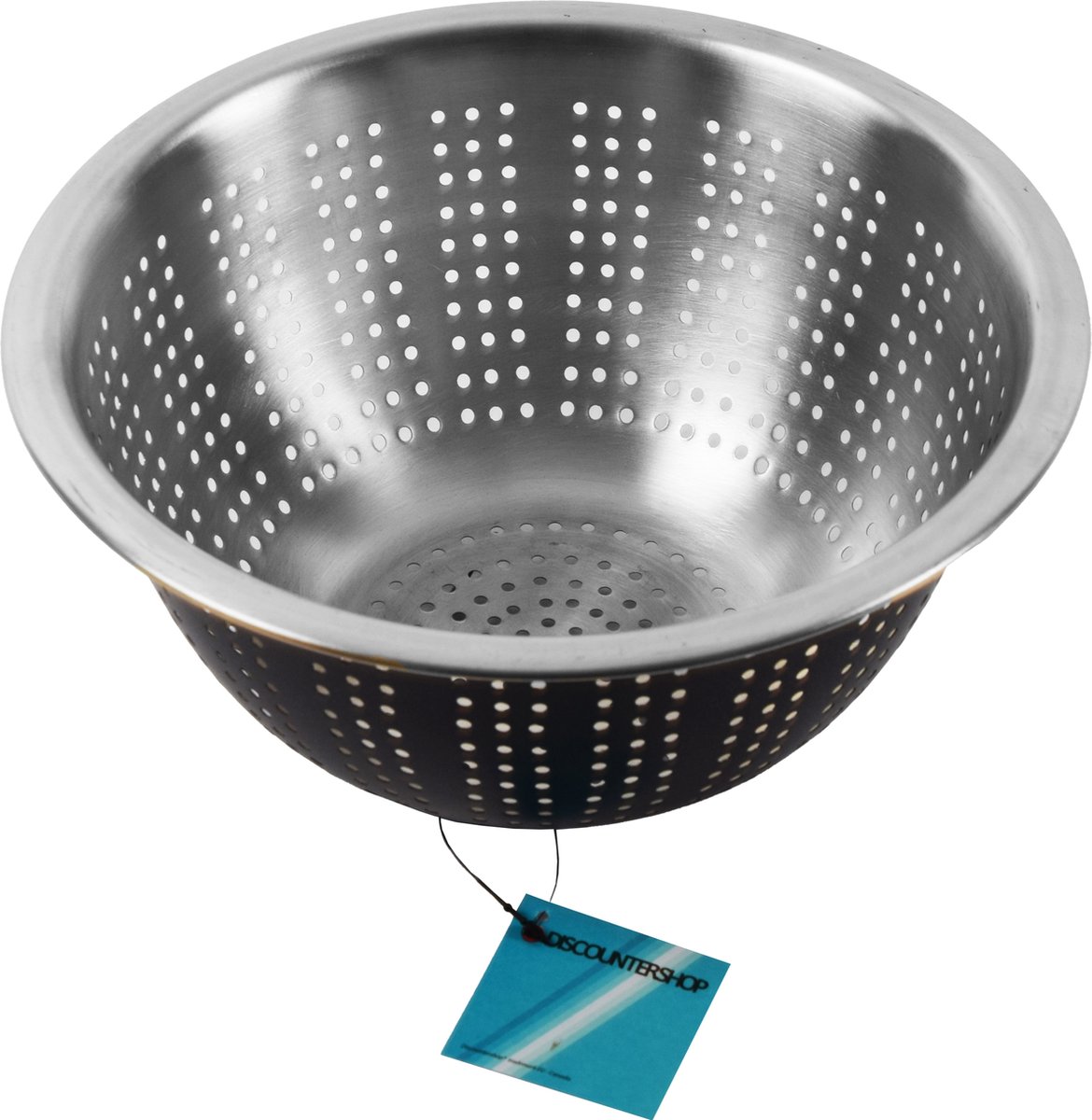 Kleine Keuken vergiet rvs - Zwart 24 cm | bol.com