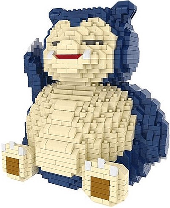 Snorlax Nanoblock Groot - 1880 blocks - Miniblocks speelgoed ...