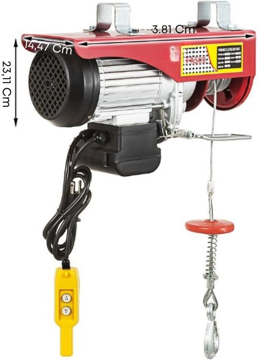 Vevor 250Kg Elektrische Takel - Lier - Handlier - Handtakel - Takel ...