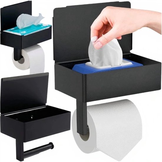 Framehack Toiletrolhouder - Plankje & Bakje - Planchet Opbergruimte ...