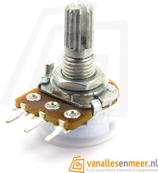 Potentiometer 100K Ohm logaritmisch A100K | bol