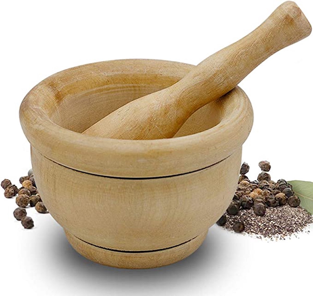 Kruidenstamper - Kruidenmaler - Vijzel Graniet - Vijzel Met Stamper ...