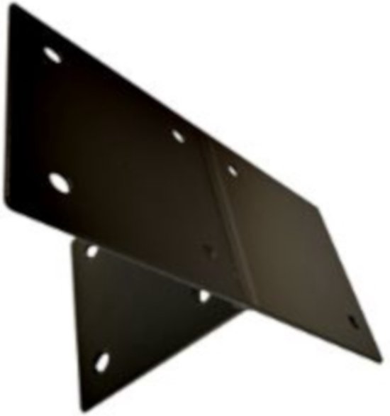 Houtverbinding T-stuk - verzinkt en zwart gepoedercoat - 115 x 115 mm ...