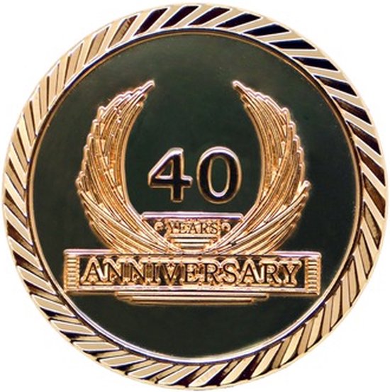 coinsandawards.com - Jubileummunt - 40 jaar -goud - capsule | bol