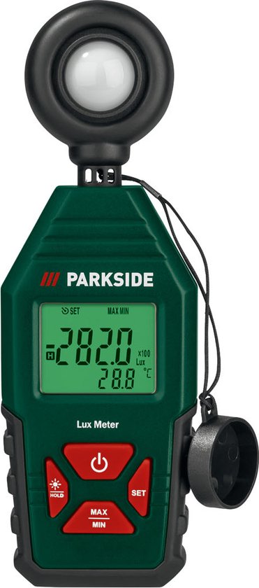 Parkside Luxmeter - Voor het nauwkeurig meten van de ...