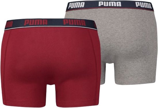 Puma - Basic Short 2-pack - Bordeaux | bol.com