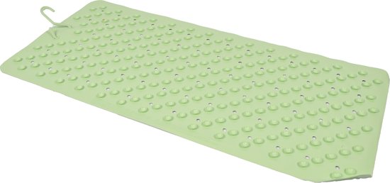 Badmat Groen - 76 x 36 cm - antislip mat - voor bad en douche Rubberen ...