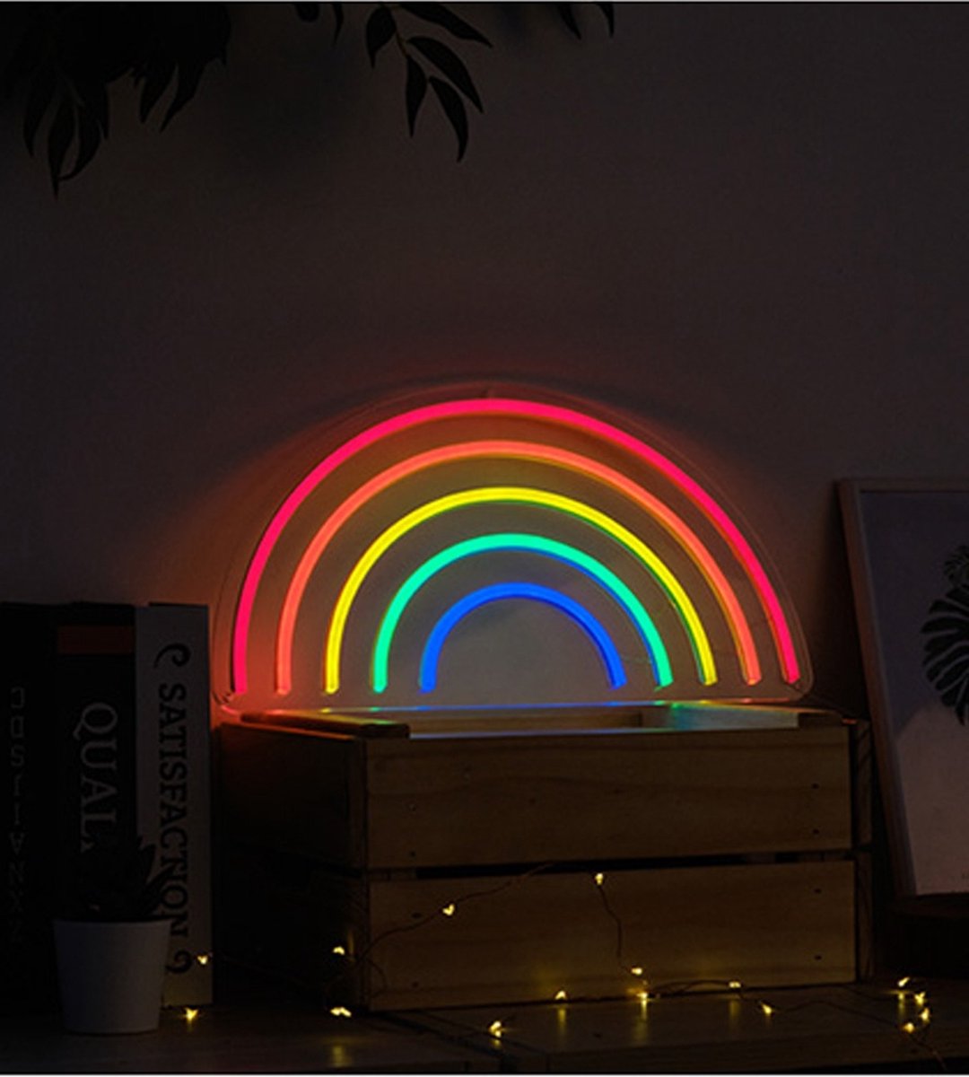 OHNO Neon Verlichting Rainbow - Neon Lamp - Wandlamp - Decoratie - Led ...
