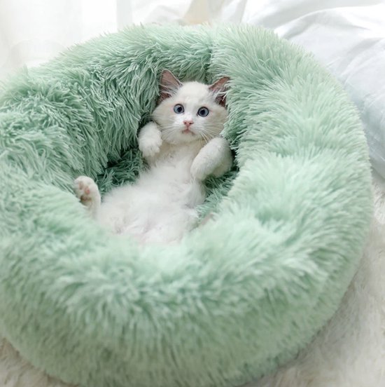 Hondenmand - Hondenbed - Hondenmand Donut - Hondenkussen - Groen ...