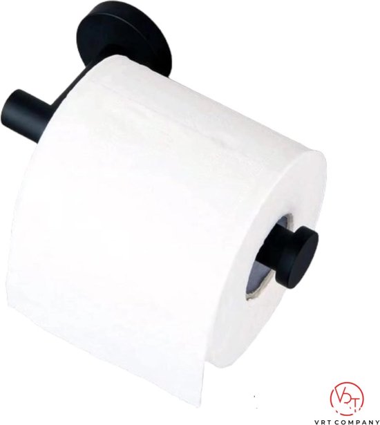 Samstyle - Toiletrolhouder Zwart - Toilet - Wc Rol Houder - Mat ...