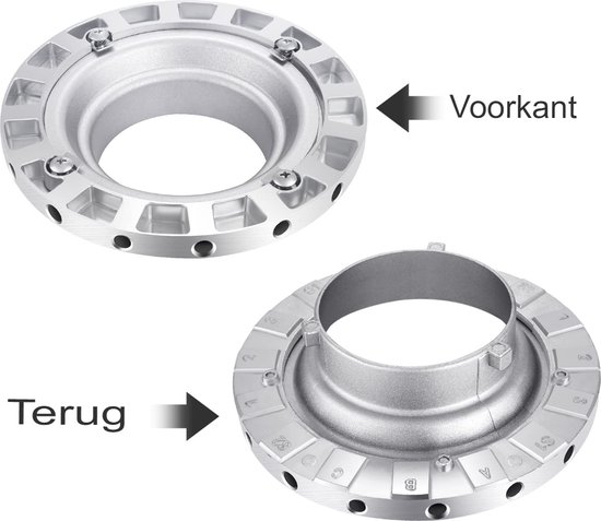 Neewer® - Metal Bowens Speed Ring - Speedring Adapter voor Bowens ...