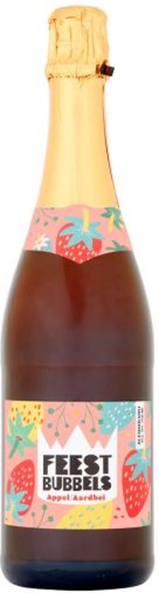 Kinderchampagne Appel-Aardbei 6 flessen a 75cl | bol