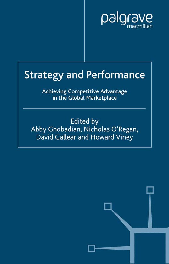 Strategy and Performance | 9781349512652 | Boeken | bol