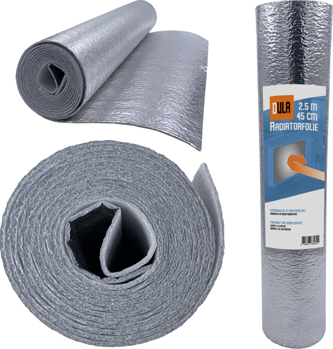 DULA Radiatorfolie - 2,5 m x 45 cm - 1 rol - Isolatiefolie | bol