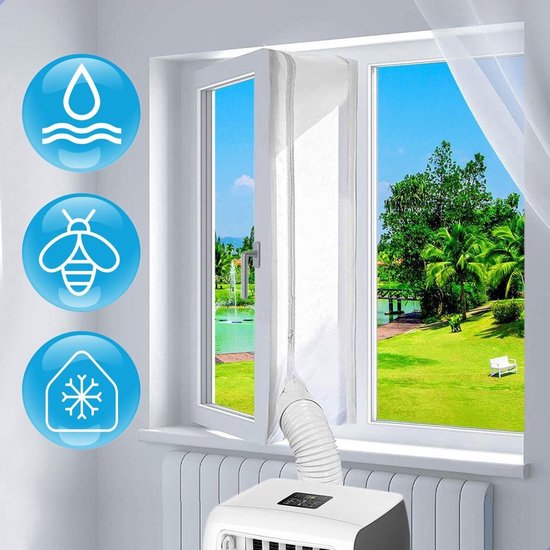 Raamafdichtingskit - Mobiele Airco - 400 CM - Window Kit - Universeel ...