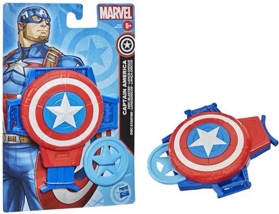 MARVEL VALUE ROLE PLAY BLACK CAPTAIN AMERICA DISC BLASTER | bol