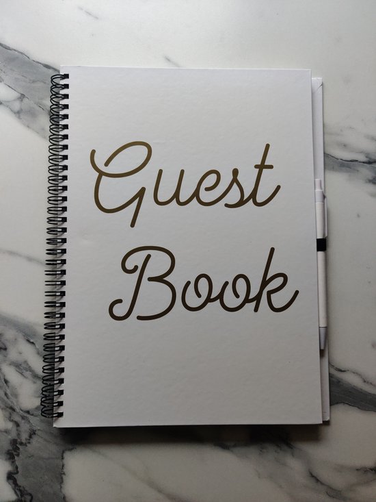 Gastenboek bruiloft wit | bol.com