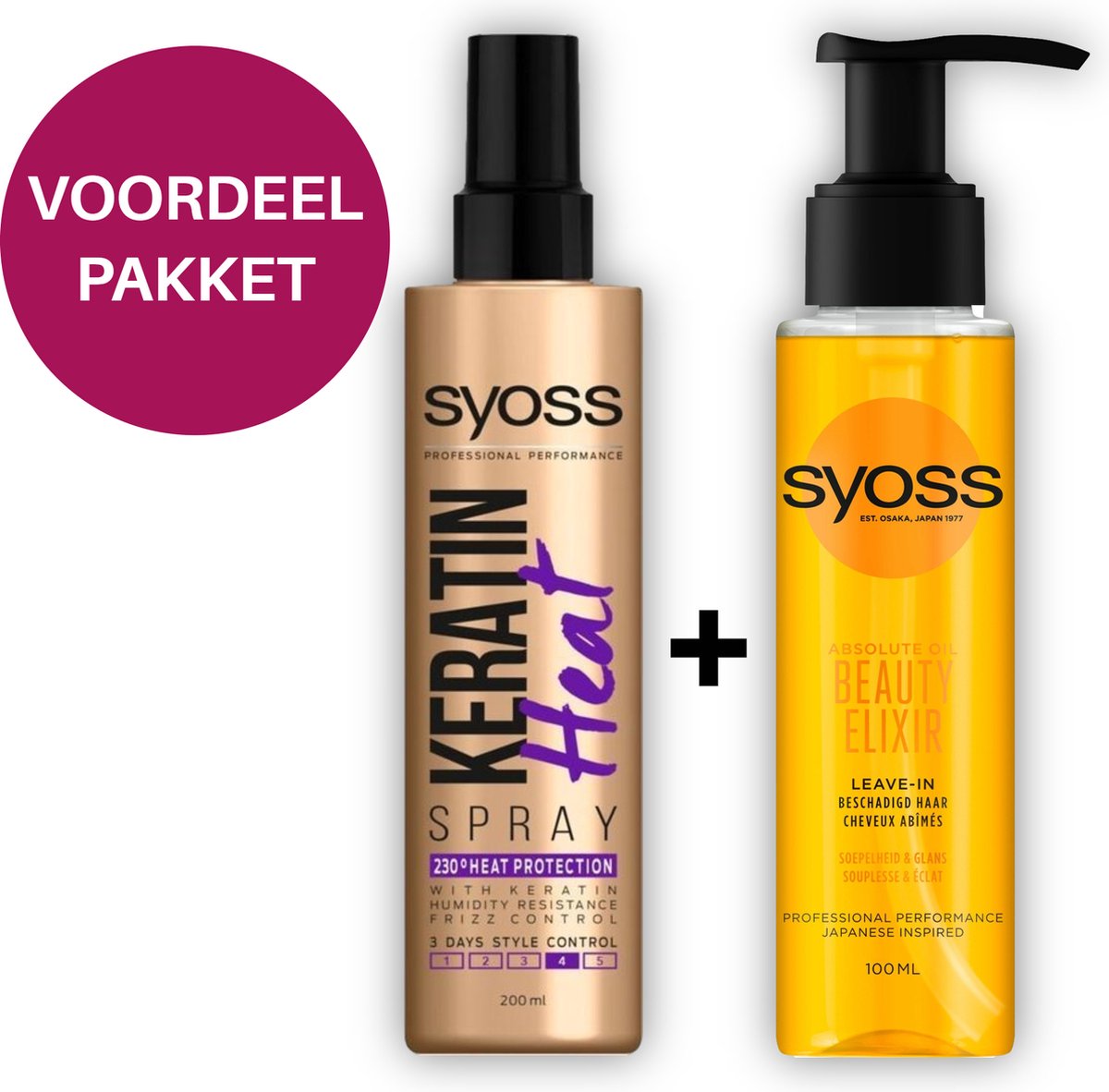 Syoss Keratine Heat Protection Spray - Syoss Beauty Elixir Absolute Oil ...