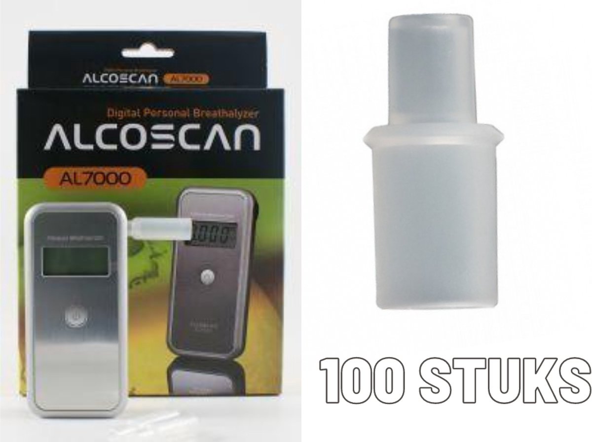 Alcoscan Alcoholtester al7000 met 100 Mondstukjes | bol.com