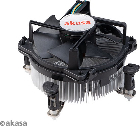 Akasa CPU cooler Intel LGA 775/115X, 1200, Copper Core Intel Cooler ...