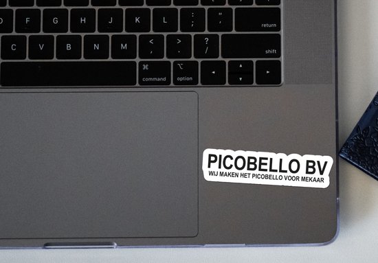 Picobello BV sticker - contour gesneden - 5 stuks | bol