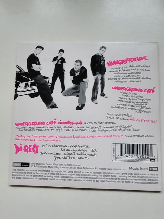 Di Rect Hungry For Love Cd Single Di Rect Muziek Bol