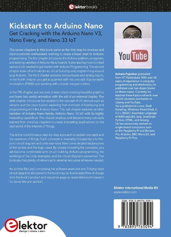 Kickstart to Arduino Nano, Pajankar, Ashwin | 9783895765094 | Boeken | bol
