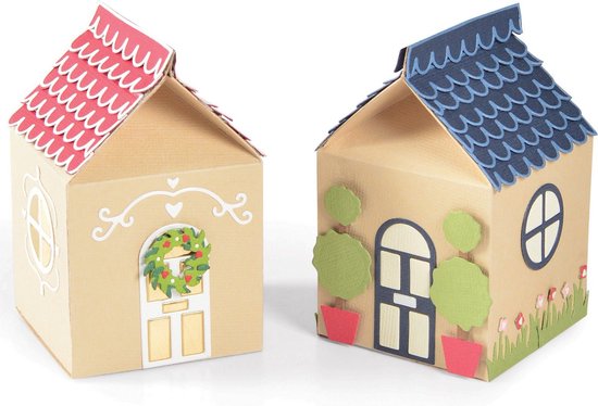 Sizzix Thinlits Die Set Seasonal House Gift Box | bol.com