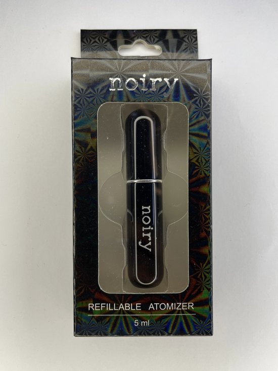 NOIRY - Parfum Verstuiver Navulbaar - Mini Parfum Flesje - Zwart | bol.com