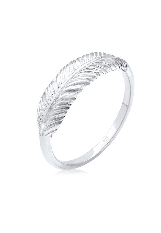 Elli Dames Ring Veer vleugel boho trend festival 925 zilver | bol