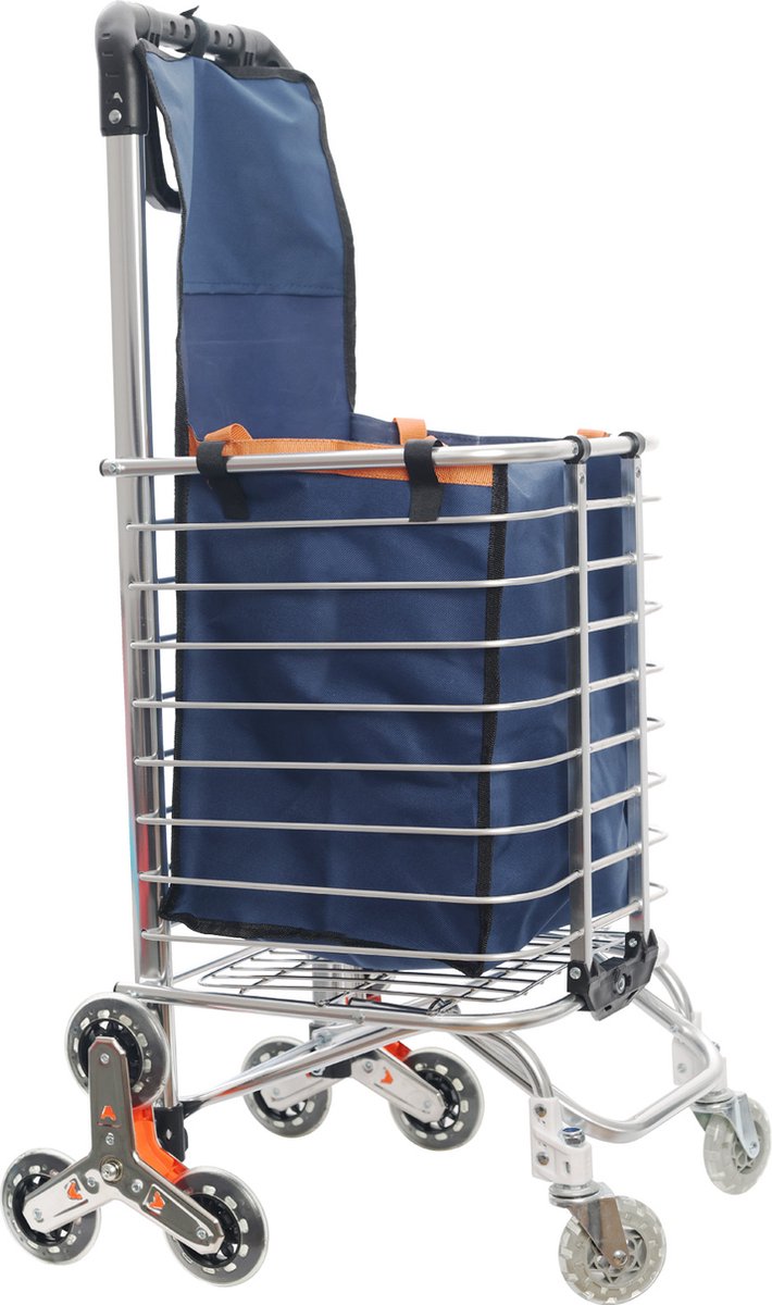 Winkelwagentje - Duw En Trek Winkelwagentje - Winkelwagen met wielen - inklapbare... | bol