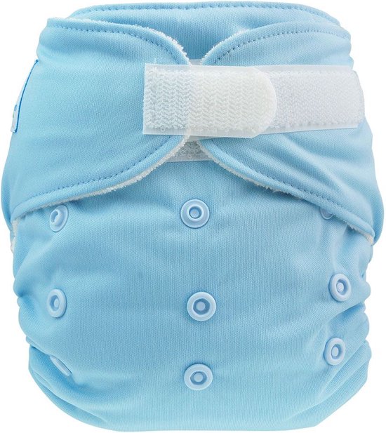 All in one wasbare luier - alles in één luier - Blümchen - Blue ...