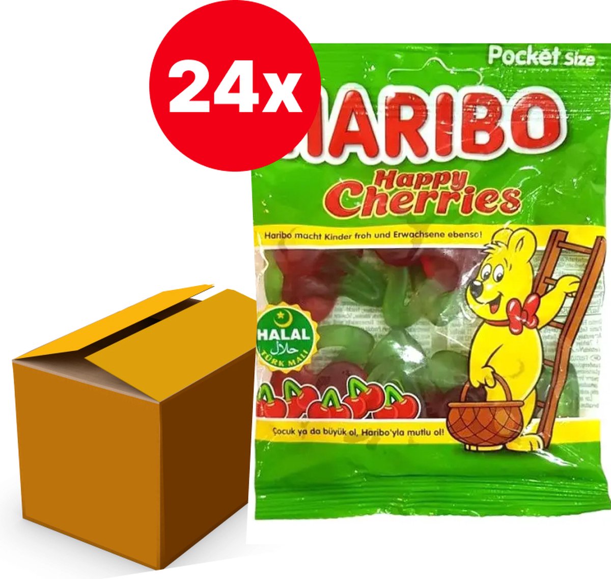 Haribo Kersen Helal 80g | bol