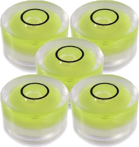 Waterpas libel 18 x 9 mm set van 5 stuks | bol