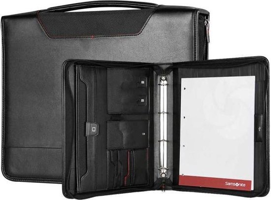 Samsonite Schrijfmap - Stationery Pro-DLX 4 Zip Case A4 Top H + Binder ...